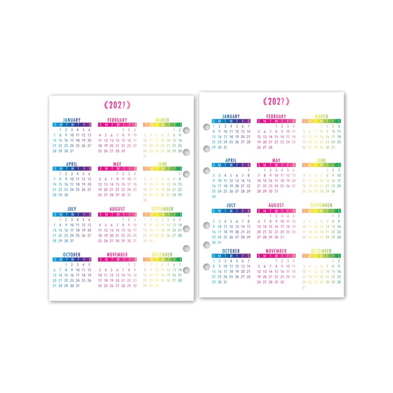 5 Year Calendar 2026 2030 - Etsy