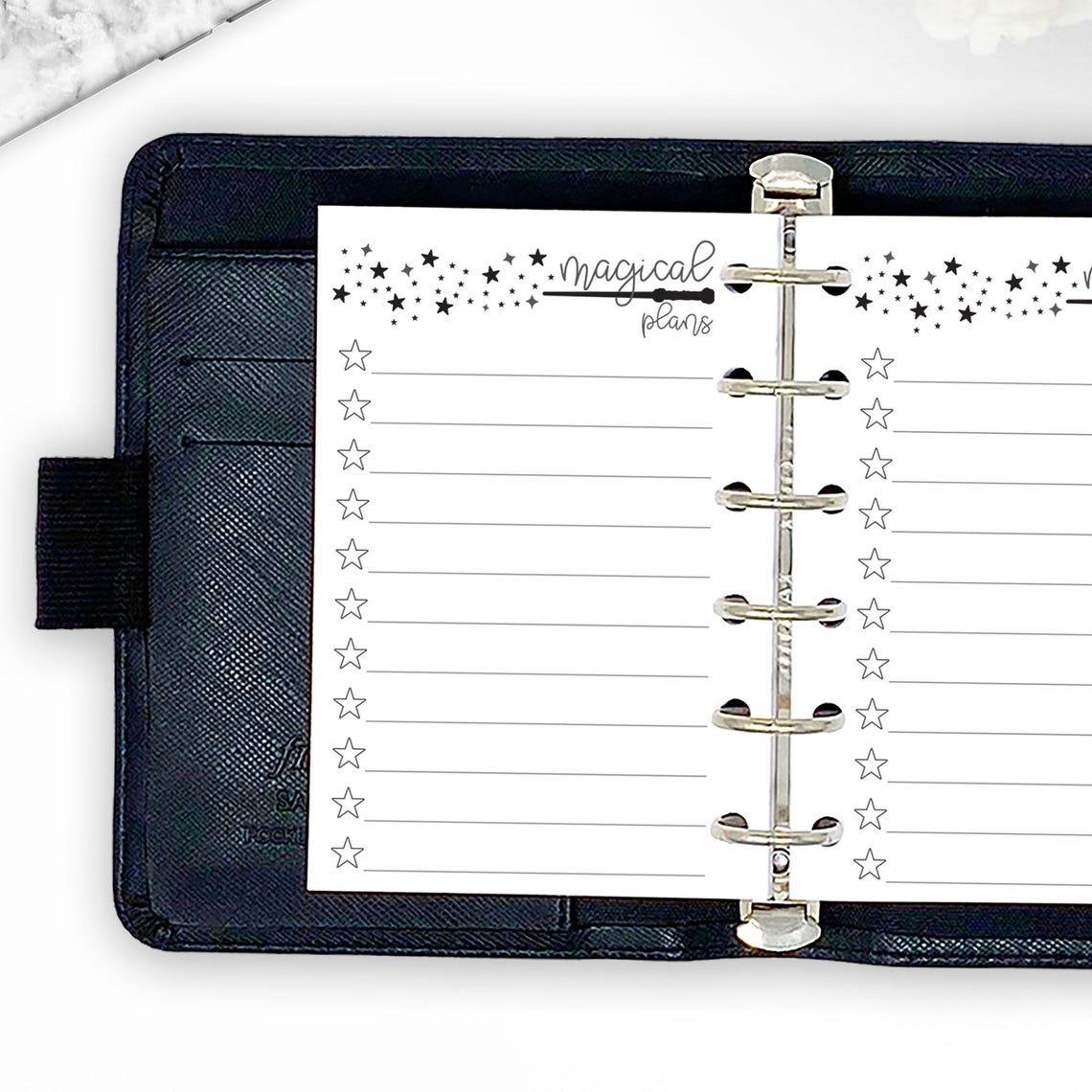 Pocket Magical Plans Planner Insert, Magic Wand Lined Refills - Etsy