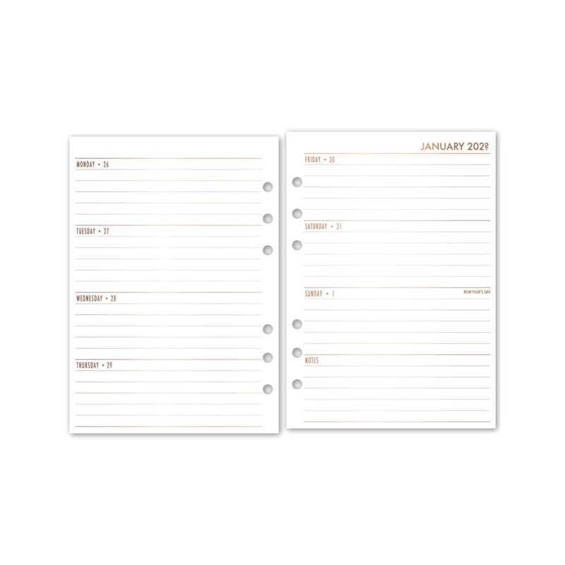 2026 Planner Inserts A5 Printed - Etsy
