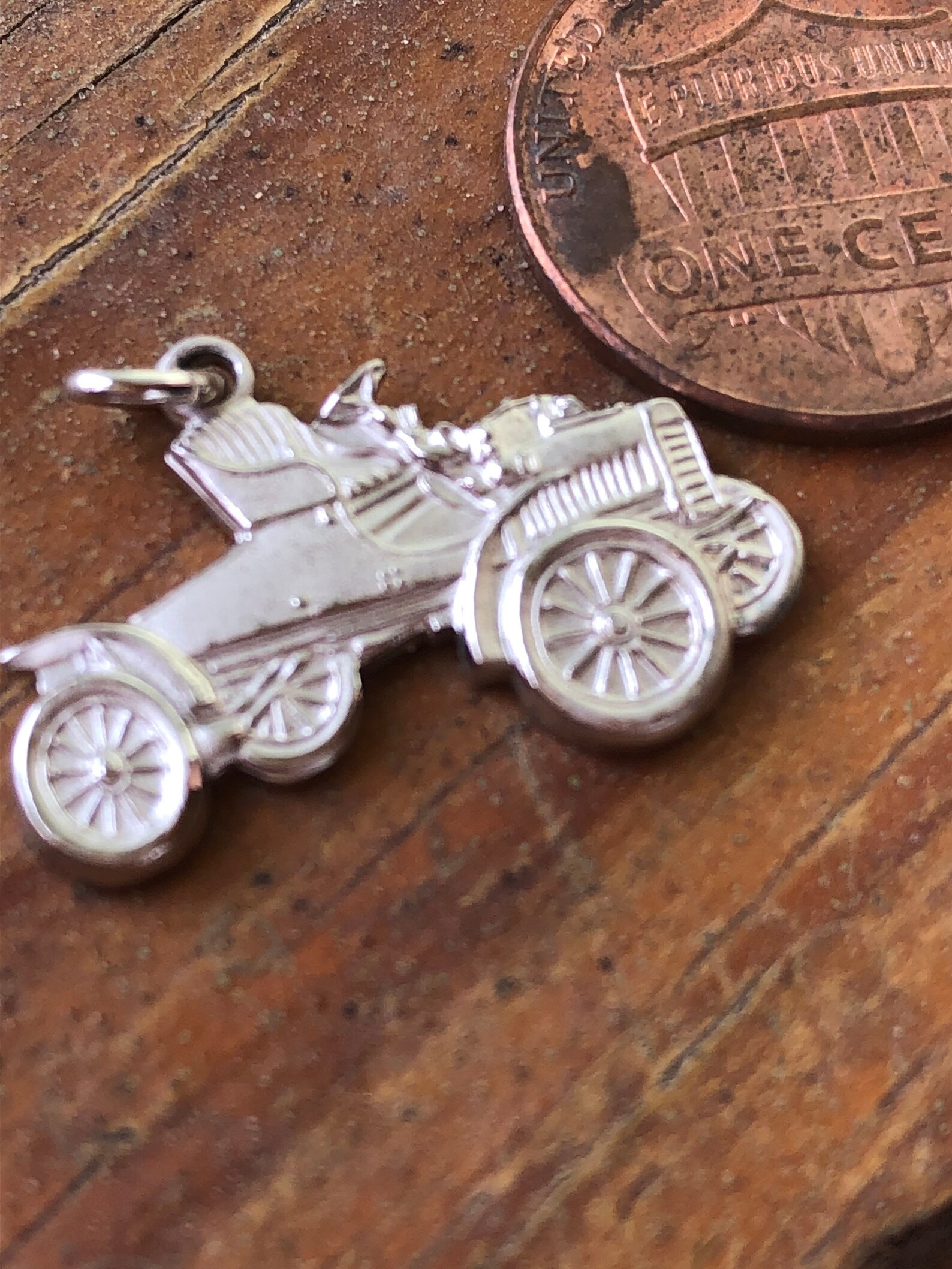 Sterling Silver 1904 Ford Charm Ready for Charm Bracelet - Etsy