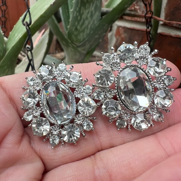 Rhinestone Clip - Etsy