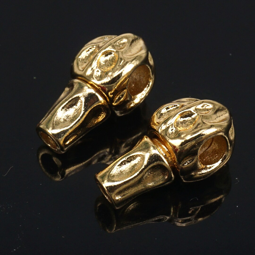 Gold Guru Bead , Mala Guru Beads , 3 Hole Bead, 8k Gold Beads - Etsy