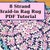 Braided Rug, PDF 8 Strand Braid-in Round Rag Rug Tutorial, DIY No Sew ...