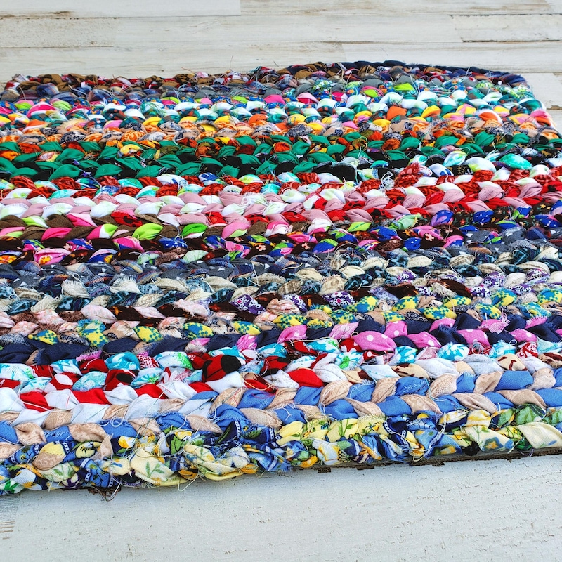 Twined Rag Rugs - Etsy
