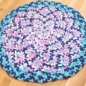 Braided Rug, PDF 8 Strand Braid-in Round Rag Rug Tutorial, DIY No Sew ...