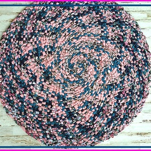 Braided Rug, PDF 8 Strand Braid-in Round Rag Rug Tutorial, DIY No Sew ...
