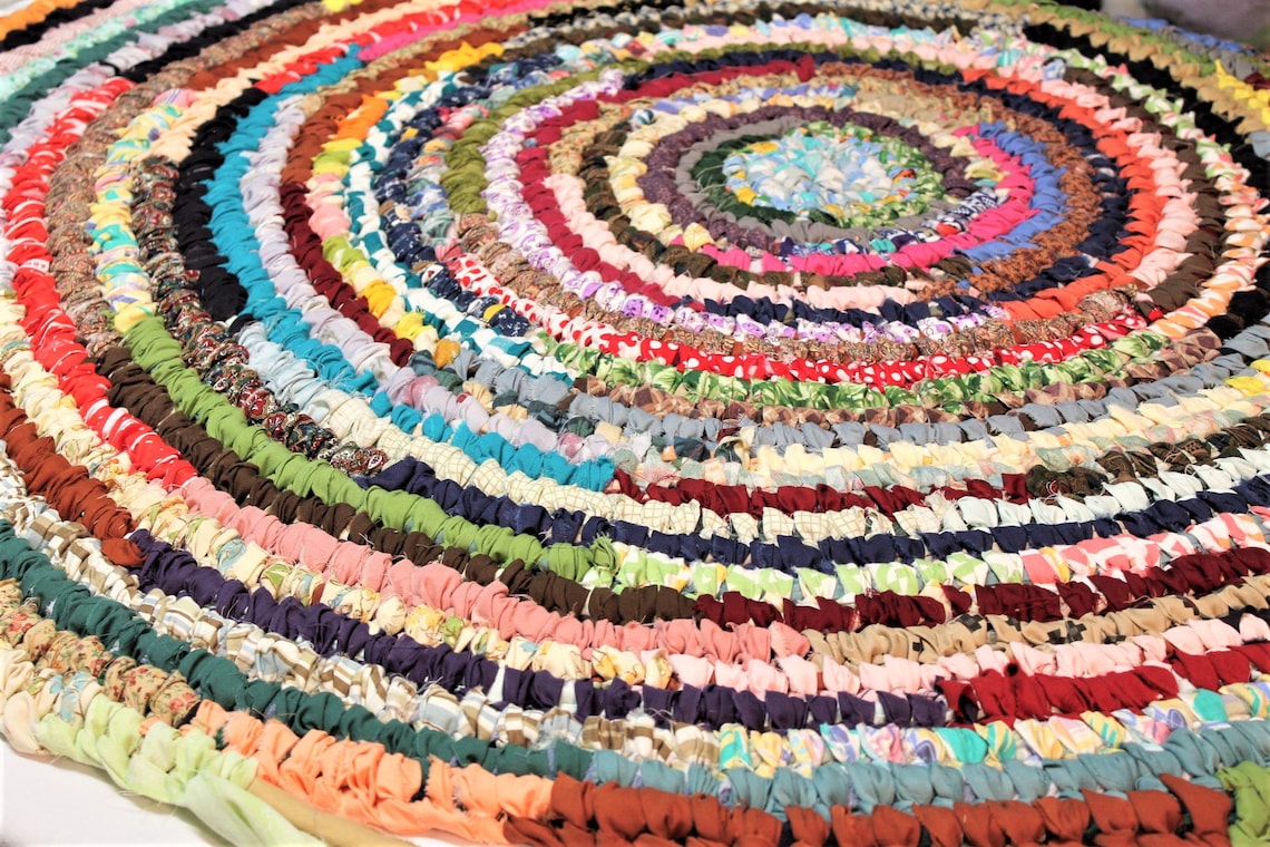 PDF Amish Knot Rag Rug Tutorial Round Rug & Oval Rug - Etsy España