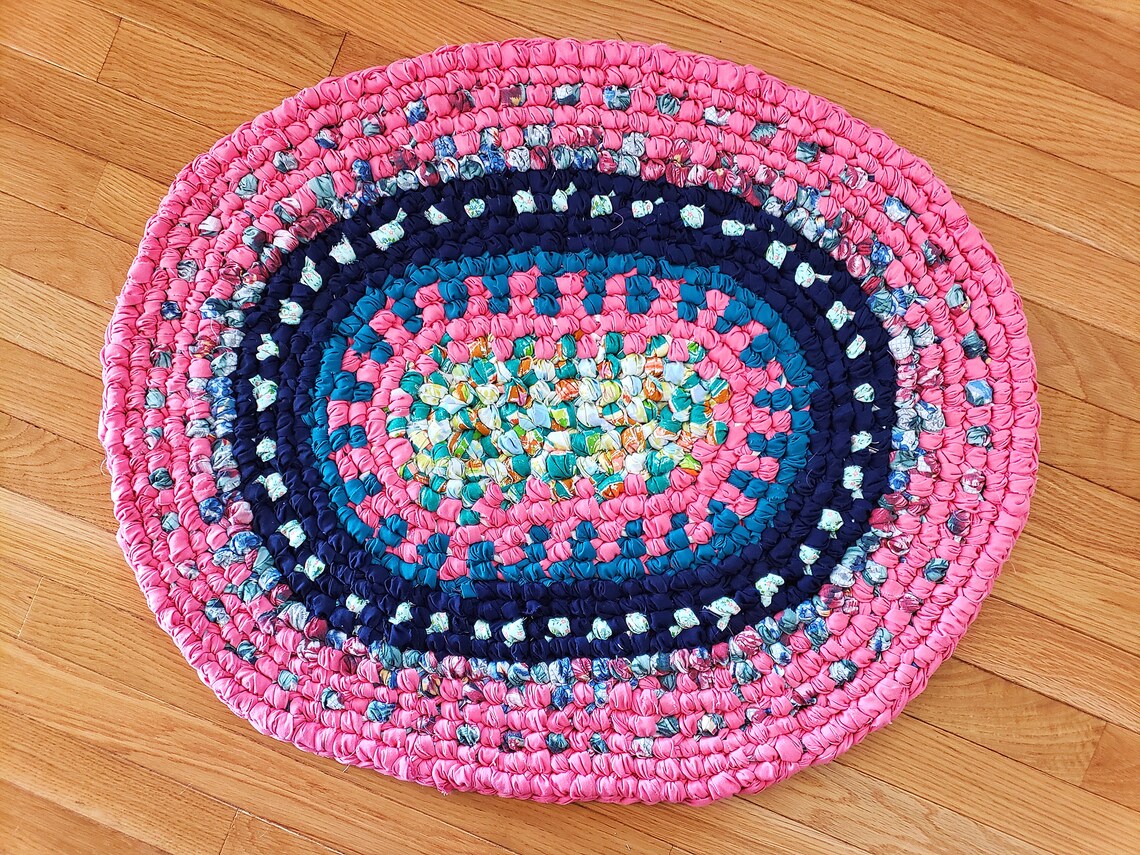 Oval Swedish Braid Rag Rug for Everyday Use | Etsy