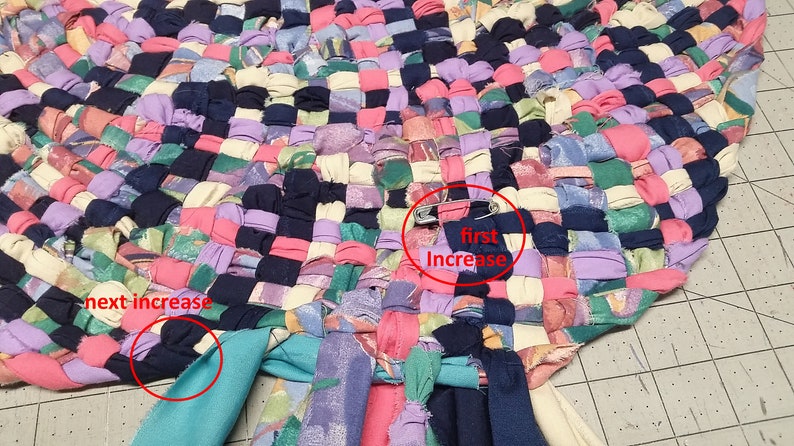 Braided Rug, PDF 8 Strand Braid-in Round Rag Rug Tutorial, DIY No Sew ...