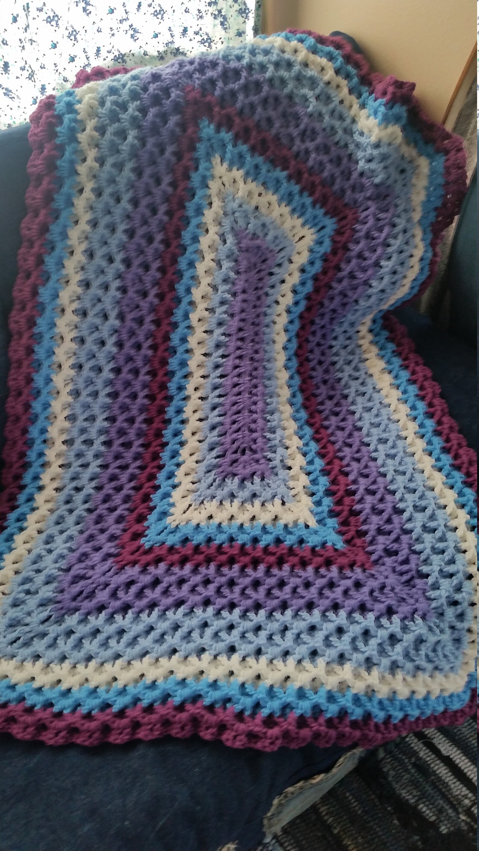 DIY Rectangle 3D Cluster Stitch Blanket PDF Pattern - Etsy