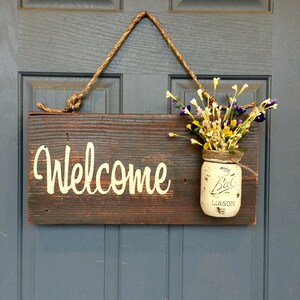 Country Front Porch Welcome Sign, Welcome Decor for Front Porch ...