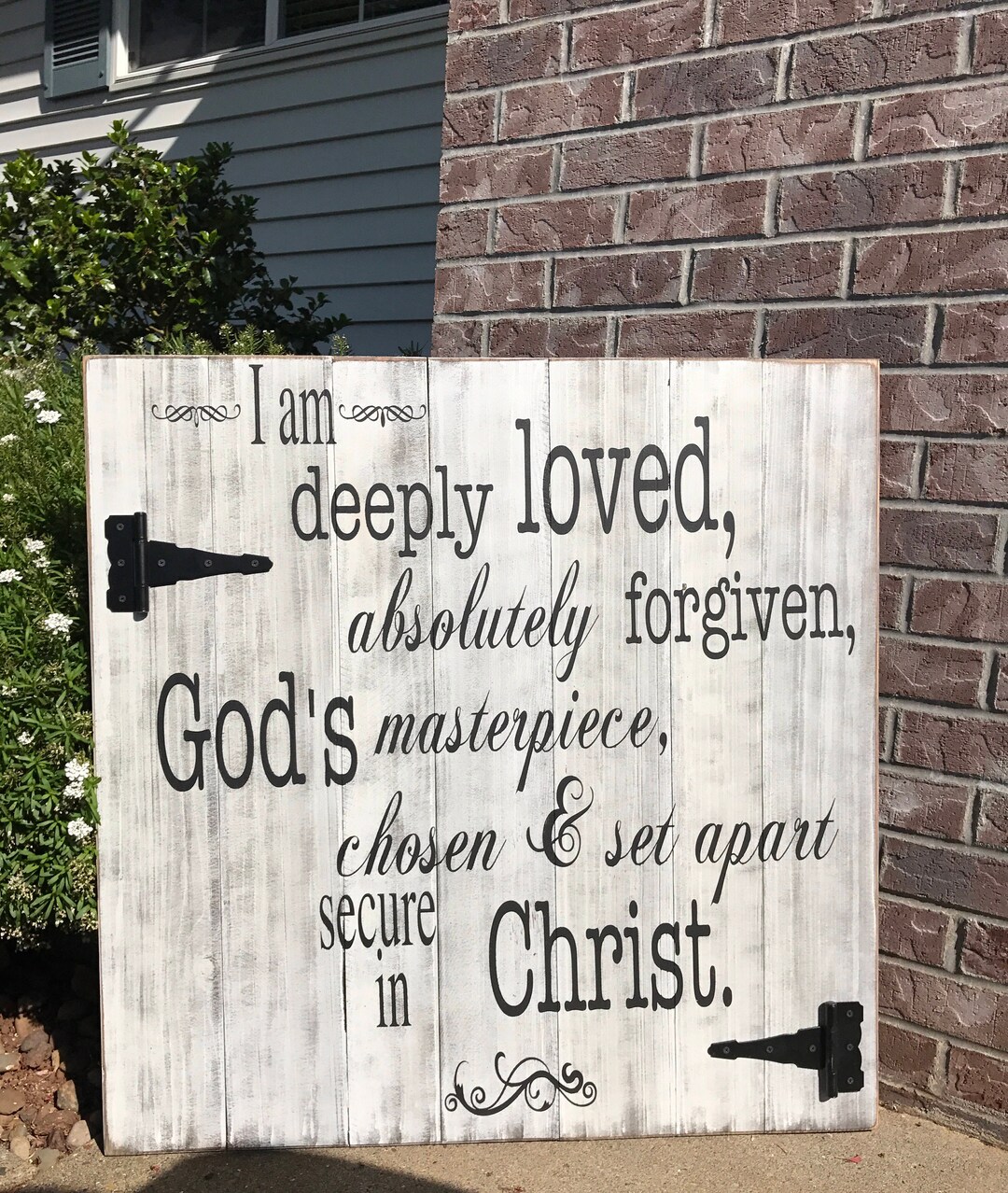 Christian Wall Art, Rustic Christian Home Decor, Wooden Sign, Farmhouse ...