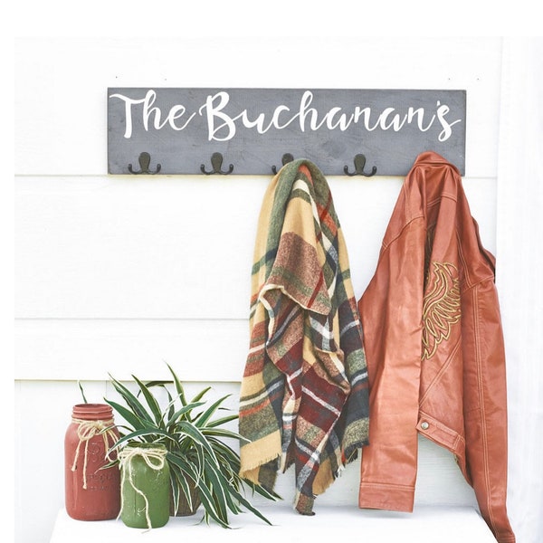 Personalized Coat Hooks - Etsy