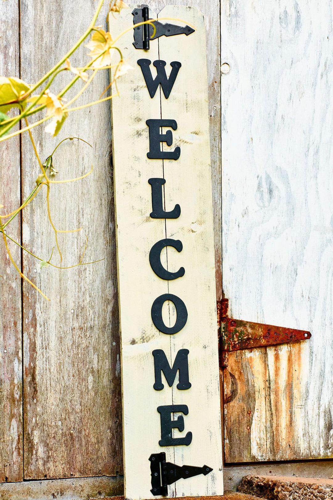 Welcome Sign Home Decor, Porch Welcome Sign Rustic Outdoor, Porch Sign ...