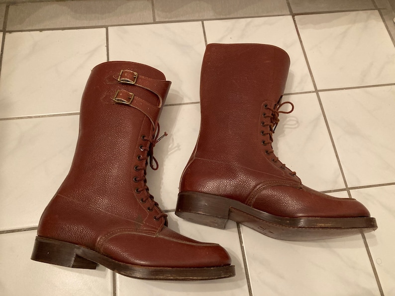 Vtg 1944 Military Army WWII Red Wing Style Moccasin Rockabilly Hipster ...