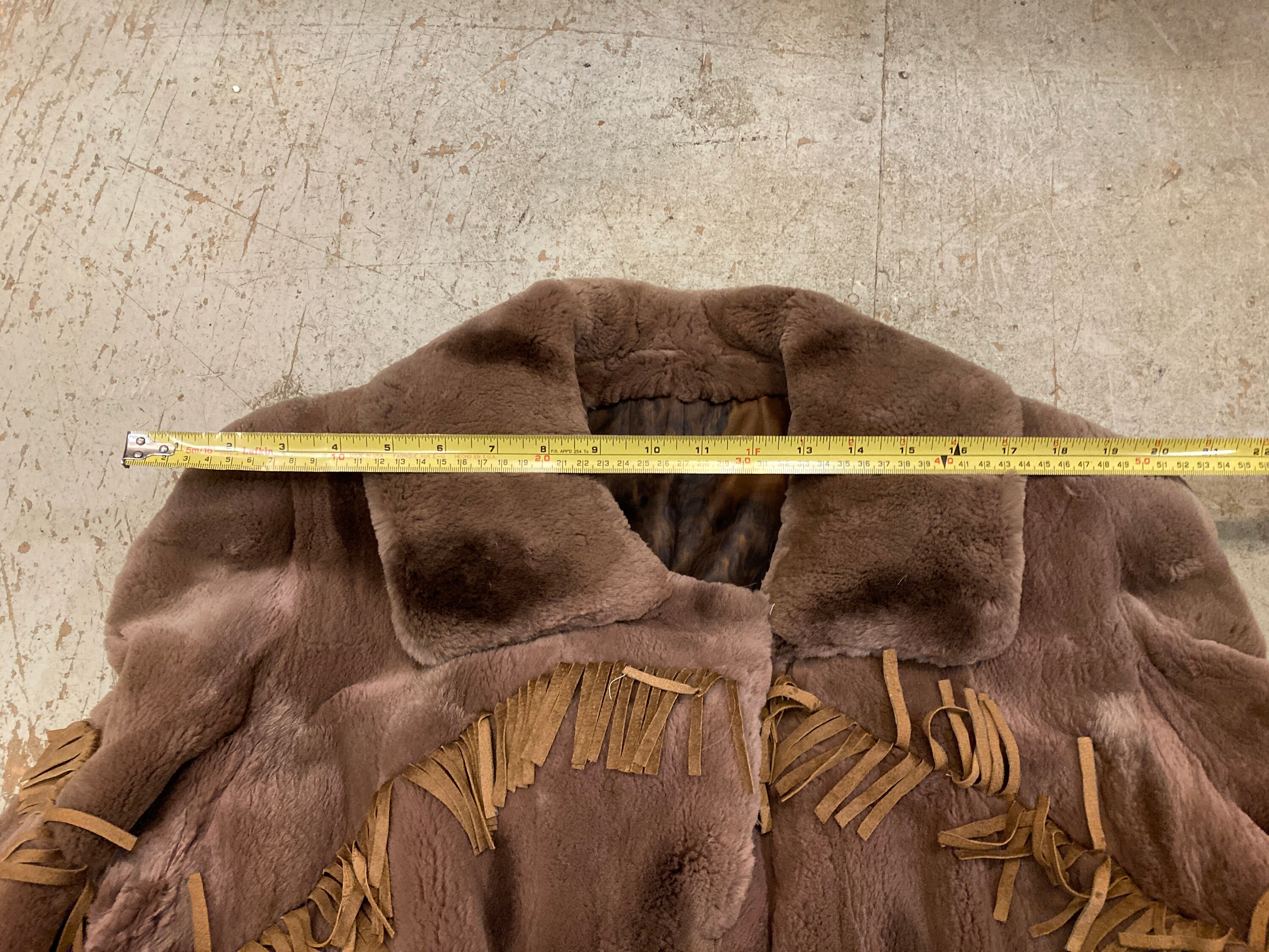 Vtg RARE 1980s Shaved Sheep or Beaver Fur Fringe Glamour - Etsy