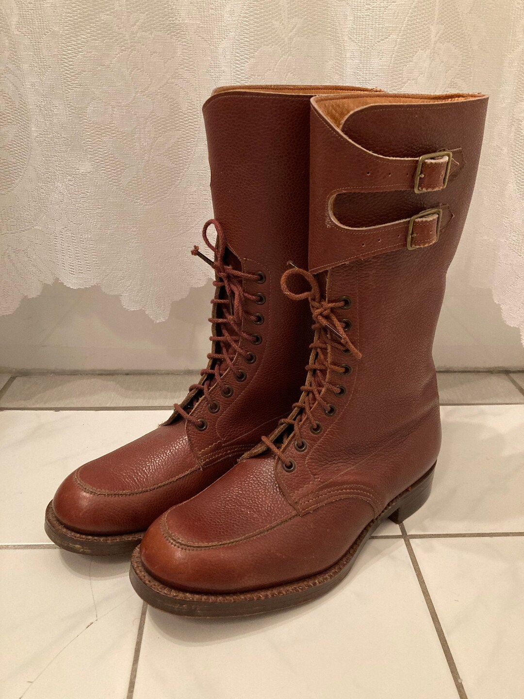 Vtg 1944 Military Army WWII Red Wing Style Moccasin Rockabilly Hipster ...