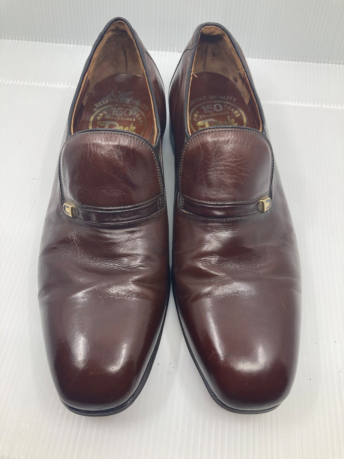 Vintage '80 RARE DACK'S Kangaroo Leather Mens Dress Loafers Disco Shoes ...