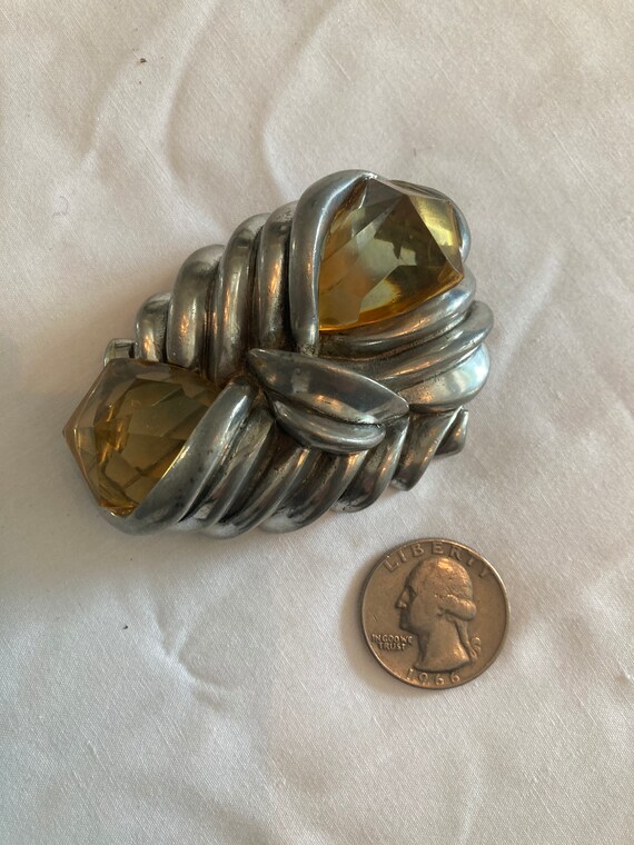 RARE 1980s FAHRENHEIT New York Connie Bates chunky 3"… - Gem