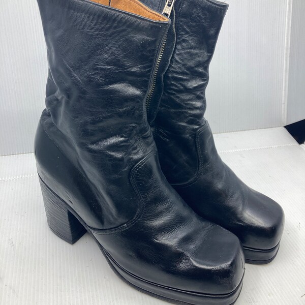 70s Mens Boots - Etsy