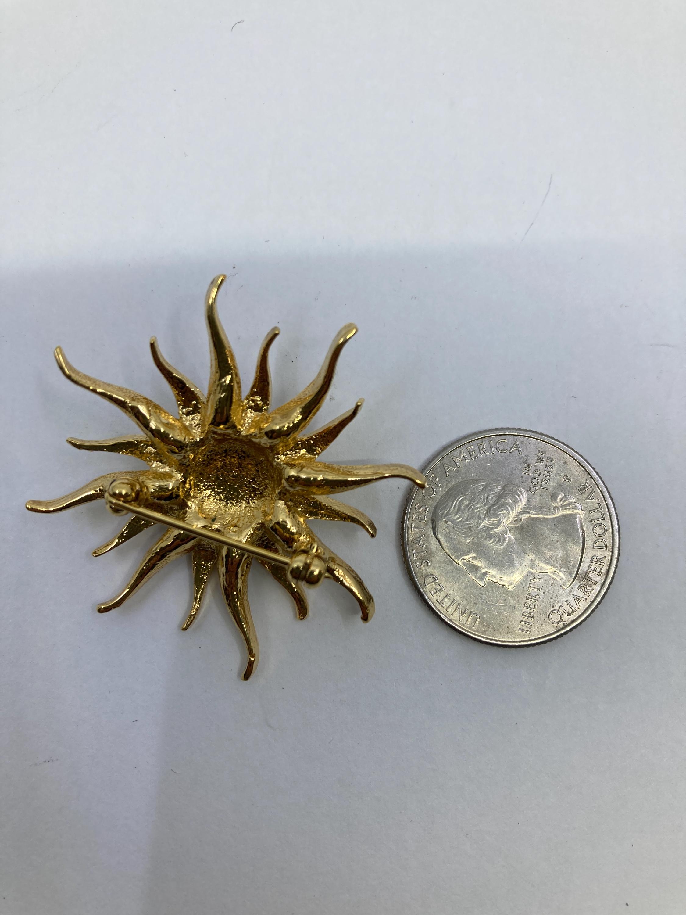 Vtg 1960 D'orlan Buried Treasure Collection Star Flower Brooch - Etsy