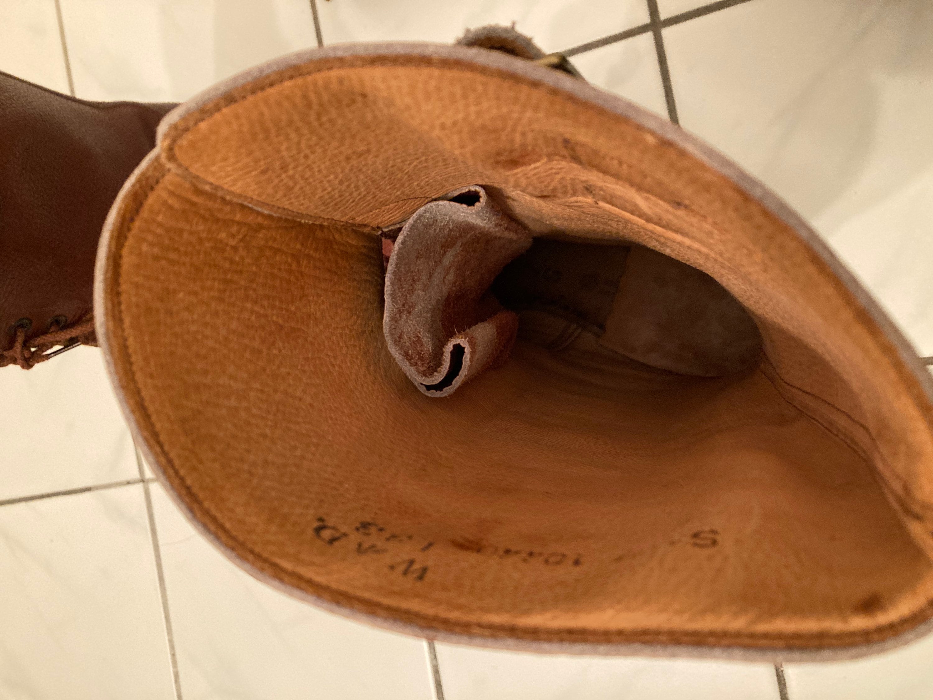 Vtg 1944 Military Army WWII Red Wing Style Moccasin Rockabilly Hipster ...