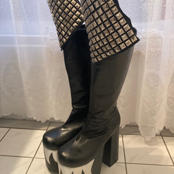 Platform Boots Kiss - Etsy