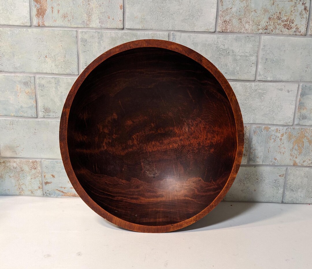 Baribocraft Wooden Bowl / Vintage Maple Bowl / Large Baribocraft Wooden ...