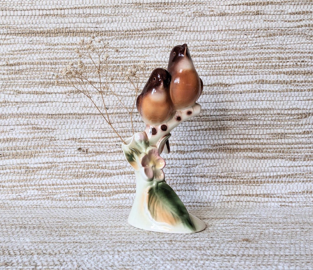 Vintage Ceramic English Robins by Clay Sketches Pasadena California Art ...