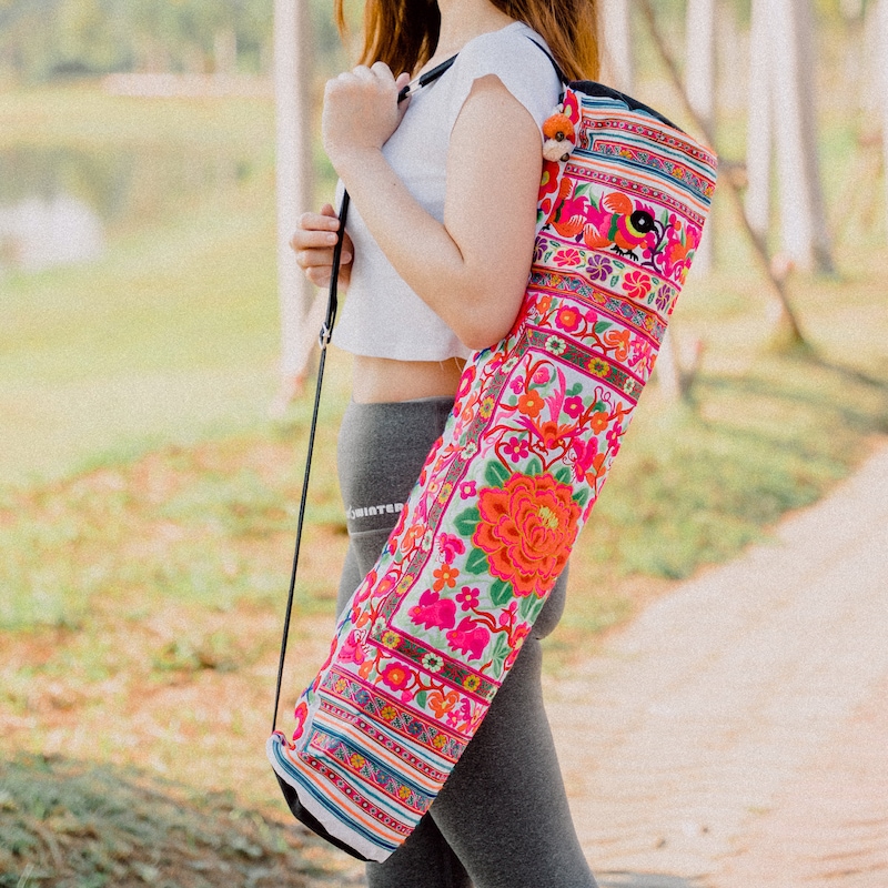 Yoga Mat Bag Long - Etsy UK