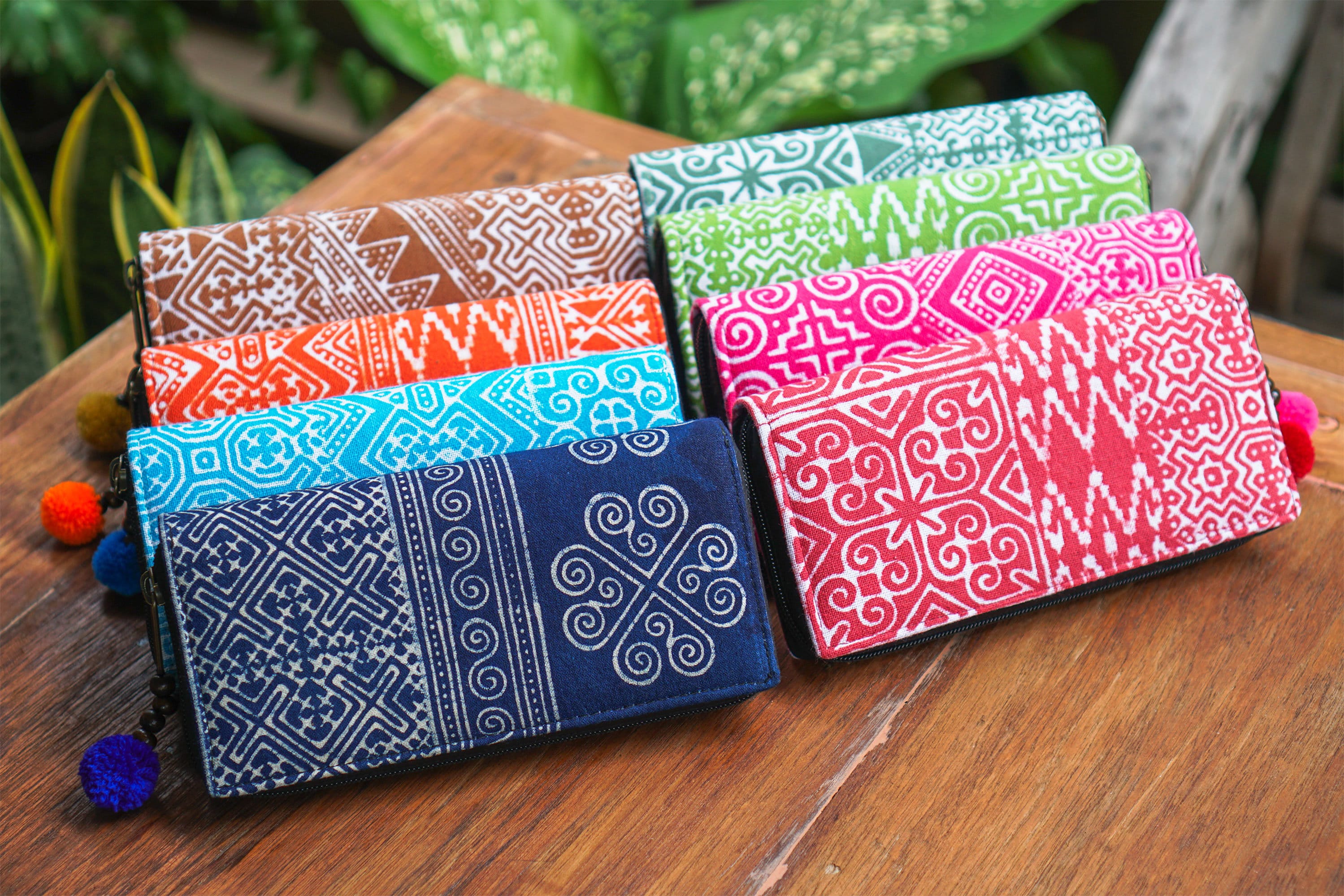 One of a Kind Batik Wallet/purse for Women, Ethnic Wallet From Thailand ...