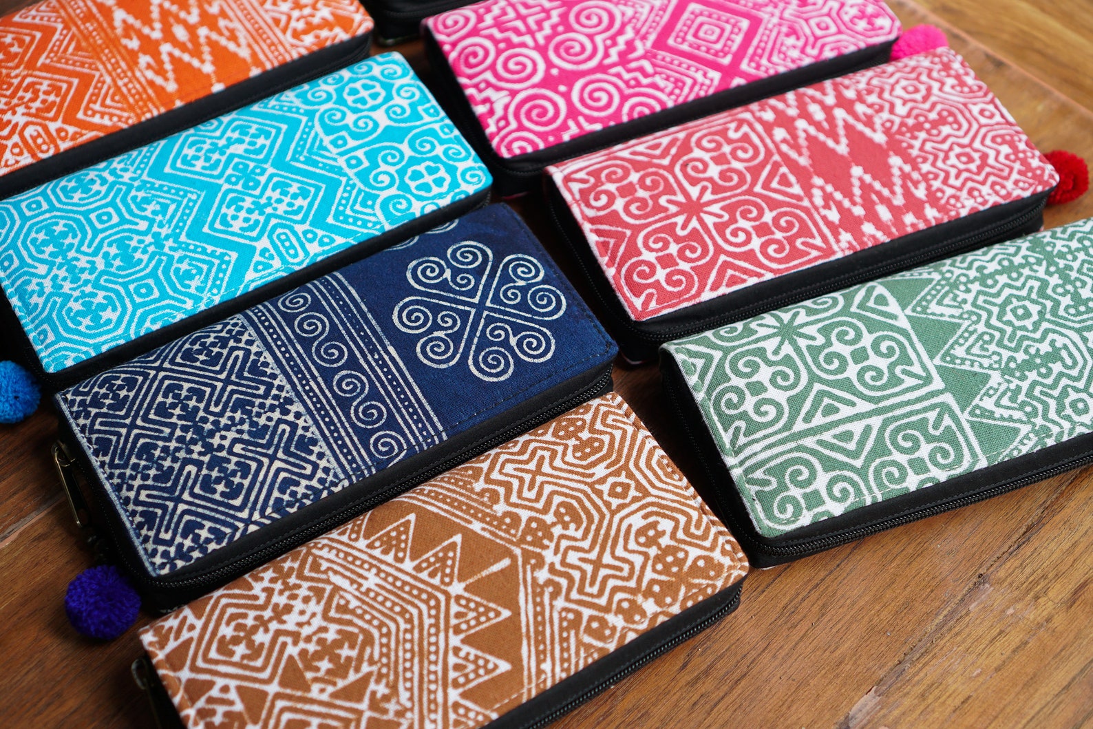 One of a Kind Batik Wallet/purse for Women, Ethnic Wallet From Thailand ...