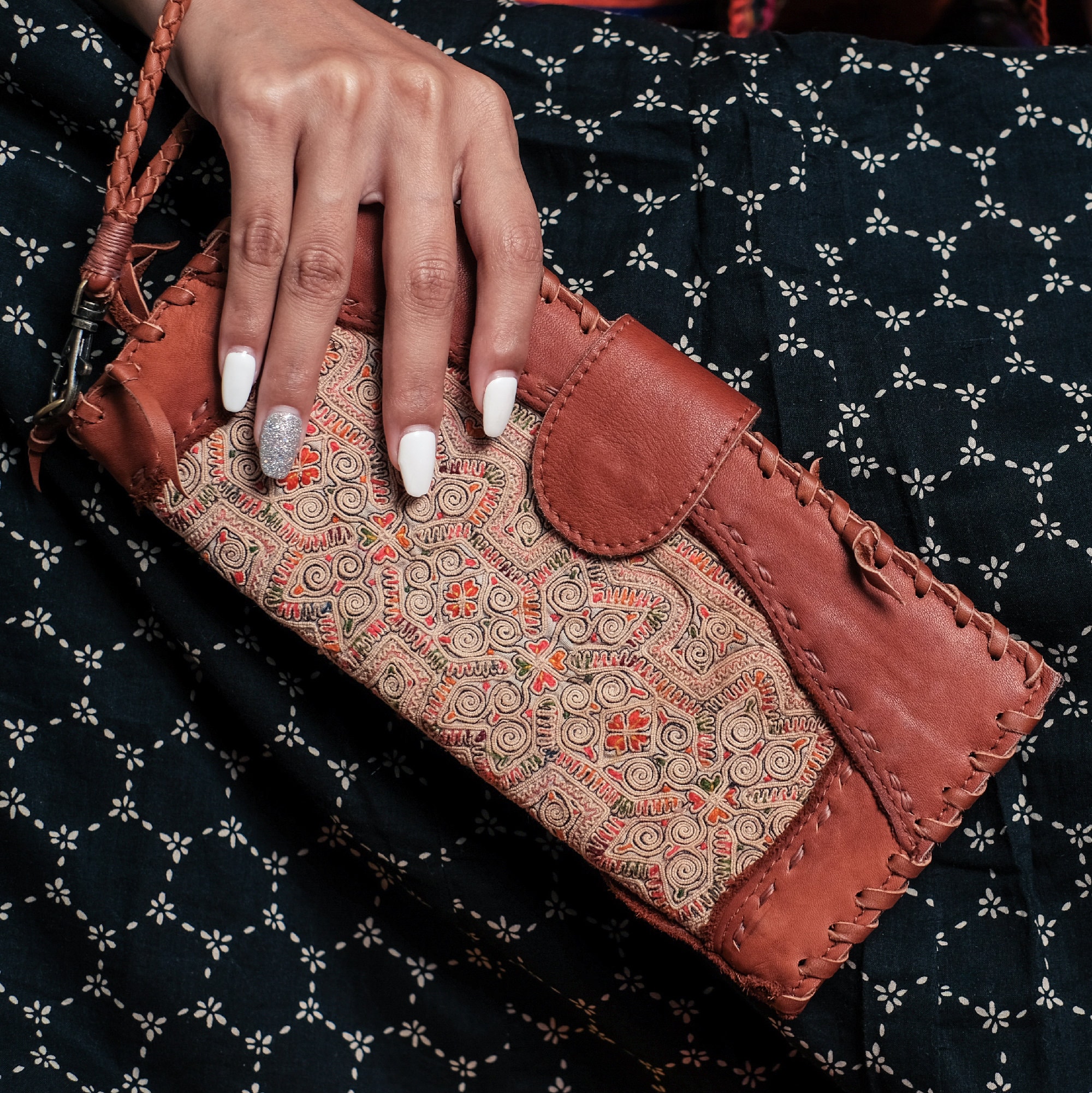 One of a Kind Women's Wallet with Vintage Embroidered | Etsy