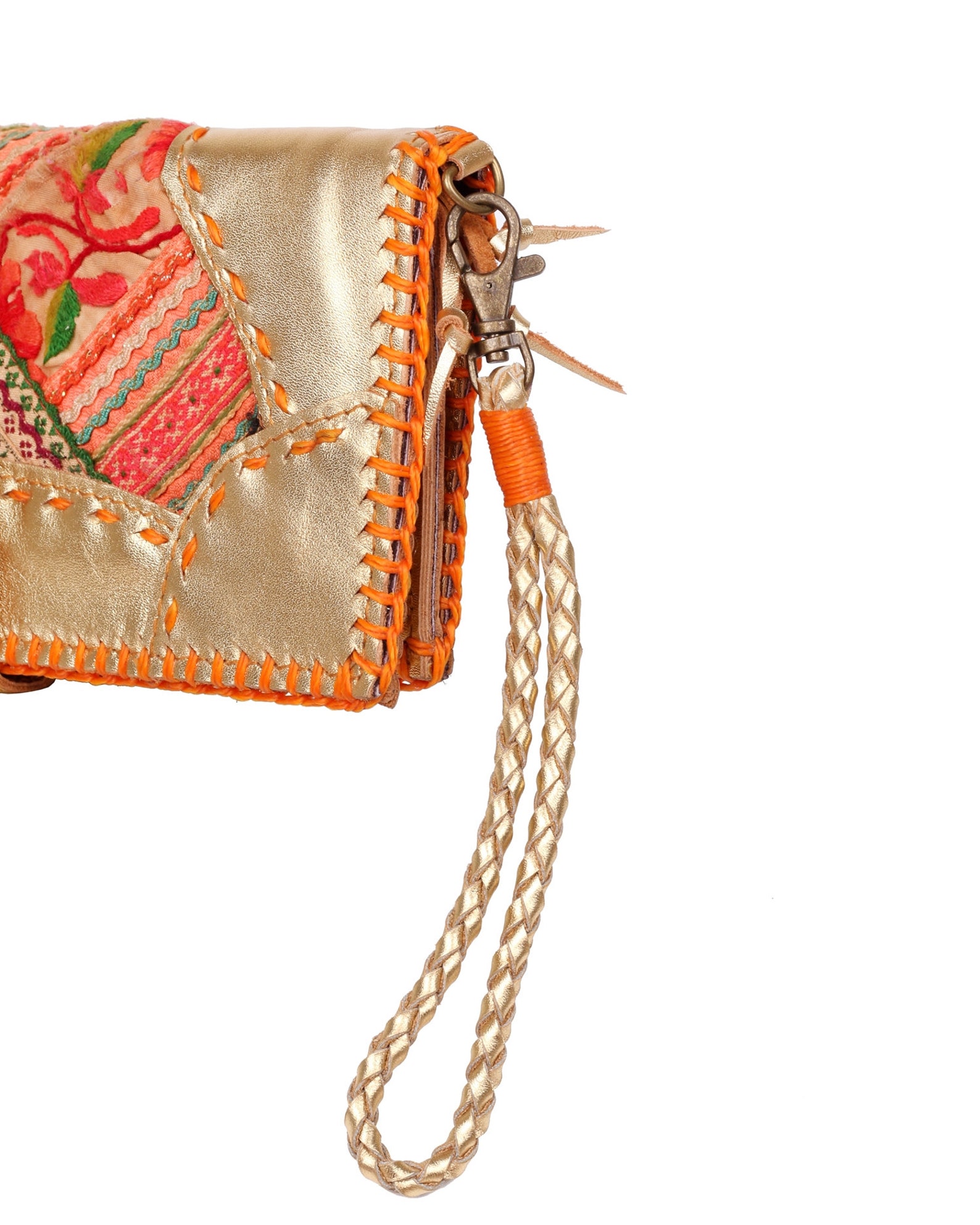 Metallic Gold Leather Women's Wallet/purse With Hmong | Etsy