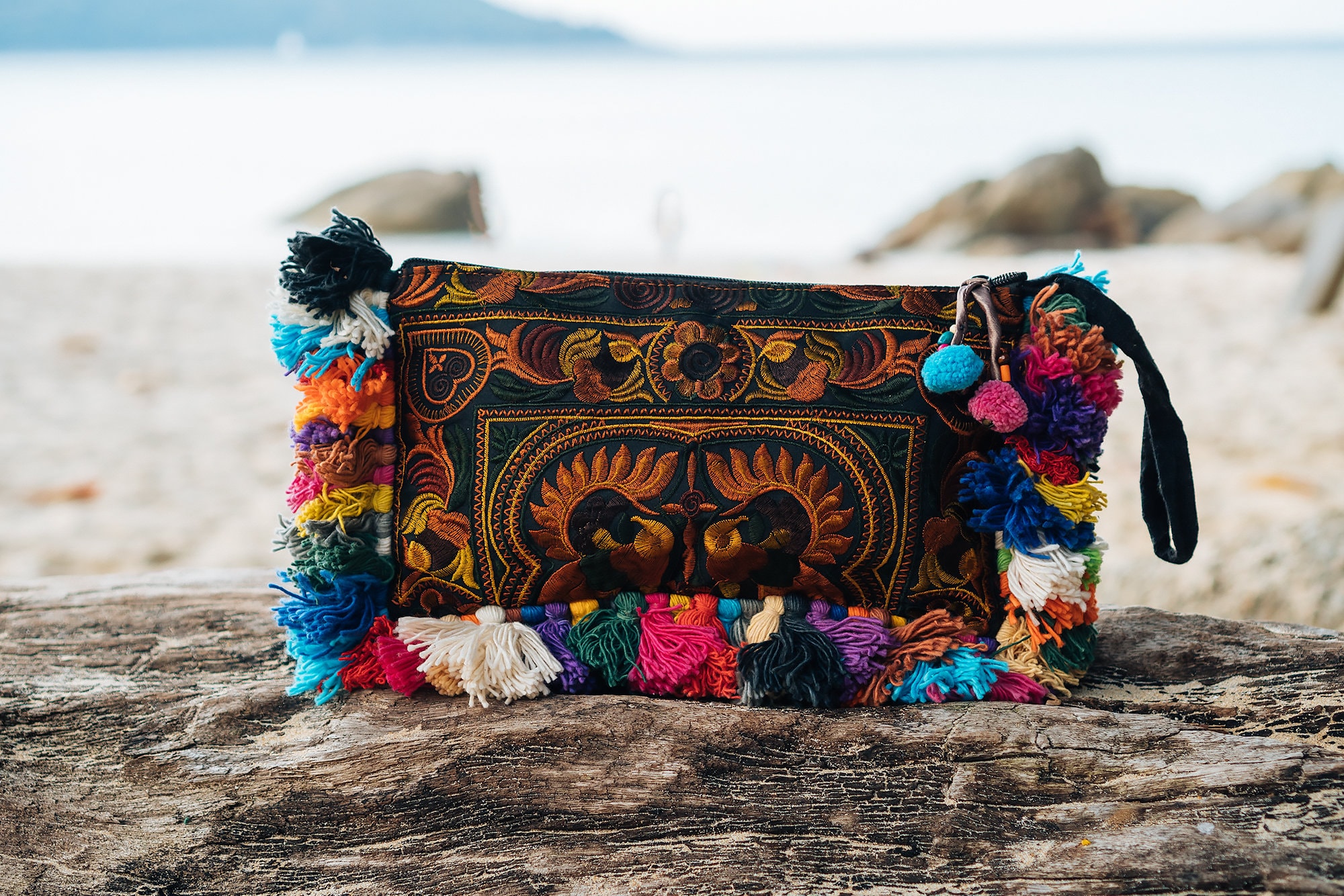 Hmong Clutch Bag Boho Cosmetic Bag Woman Purse With | Etsy