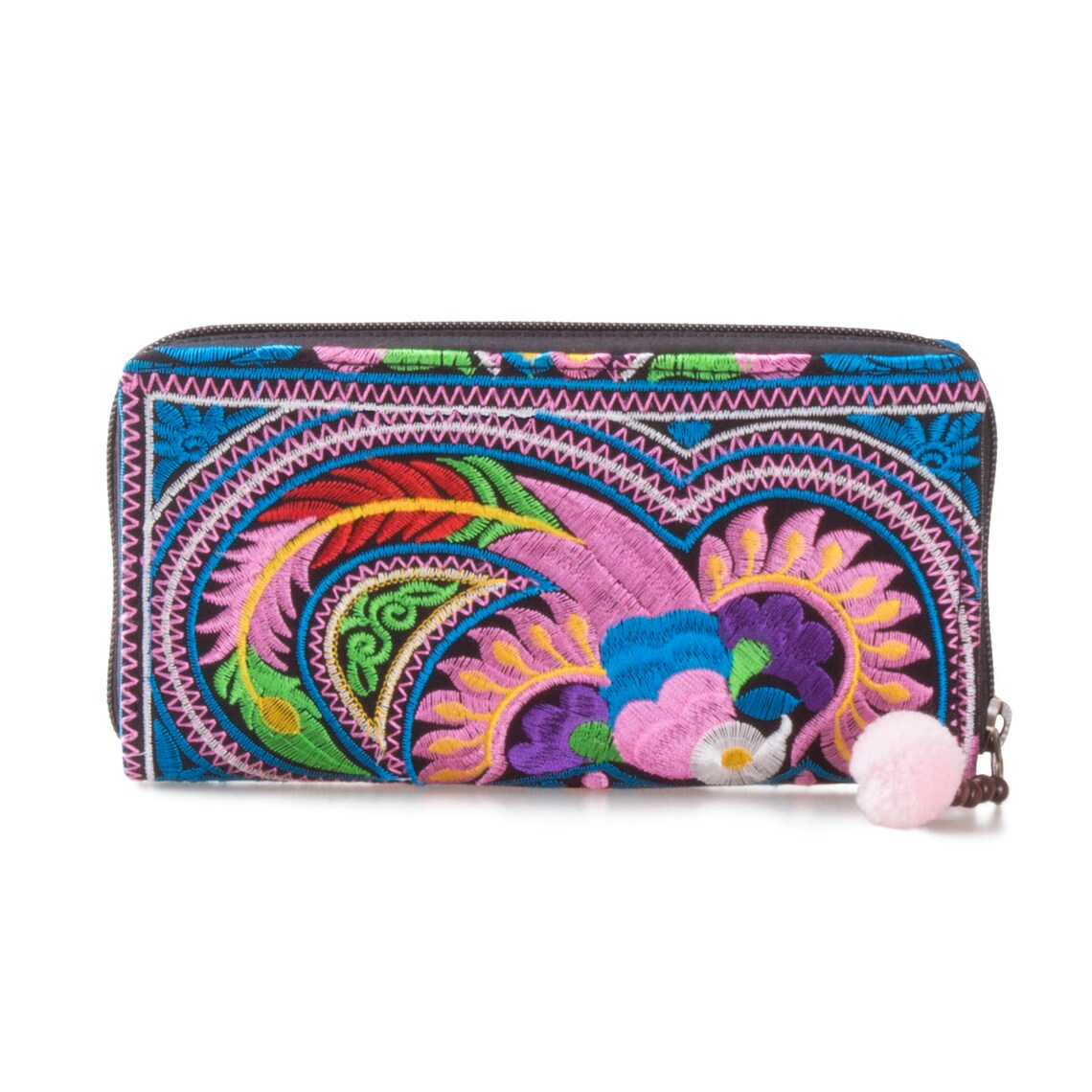 One of a Kind Colorful Ethnic Women Wallet With Hmong Hill - Etsy
