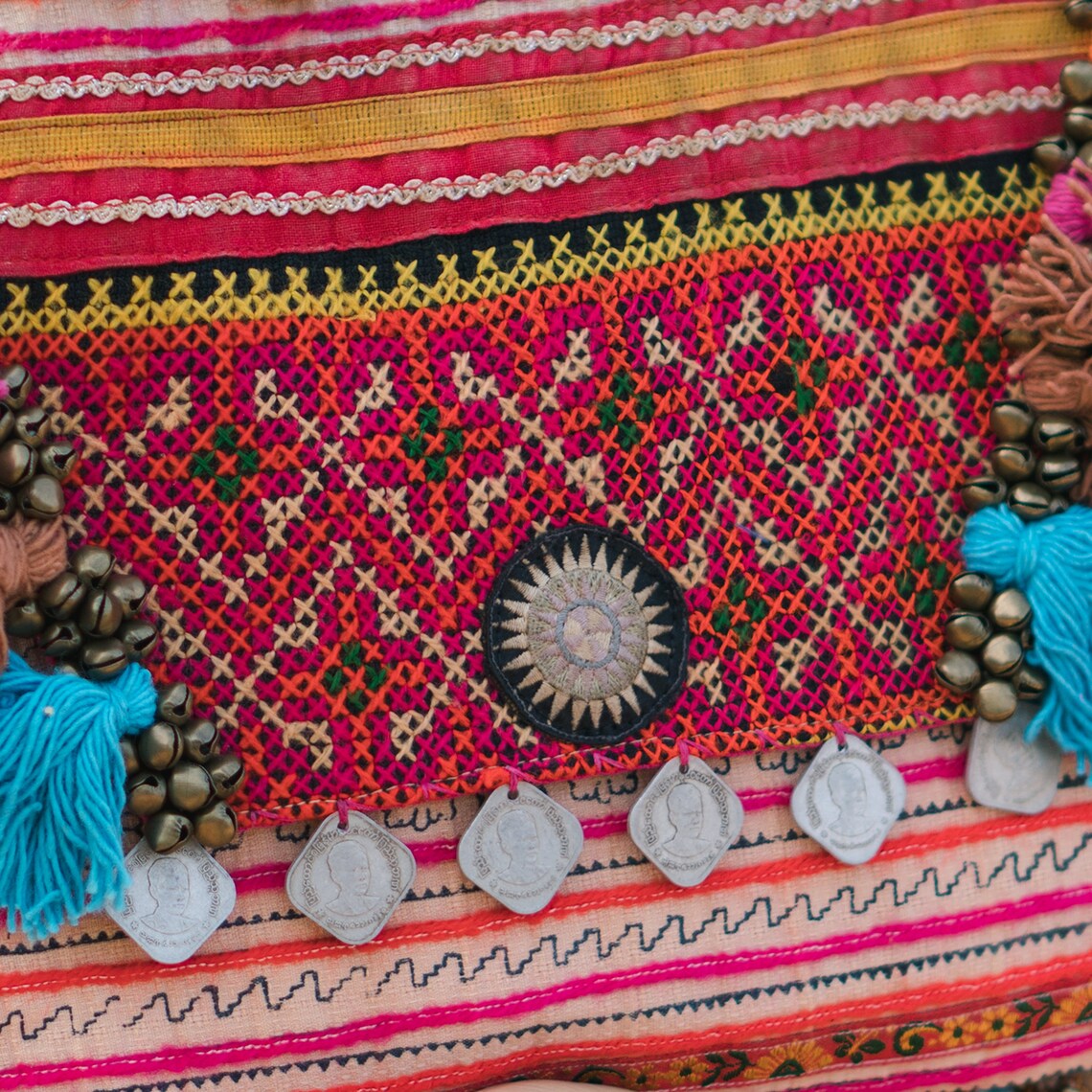 Hmong Embroidered Clutch Bag for Women Unique Handbag With - Etsy