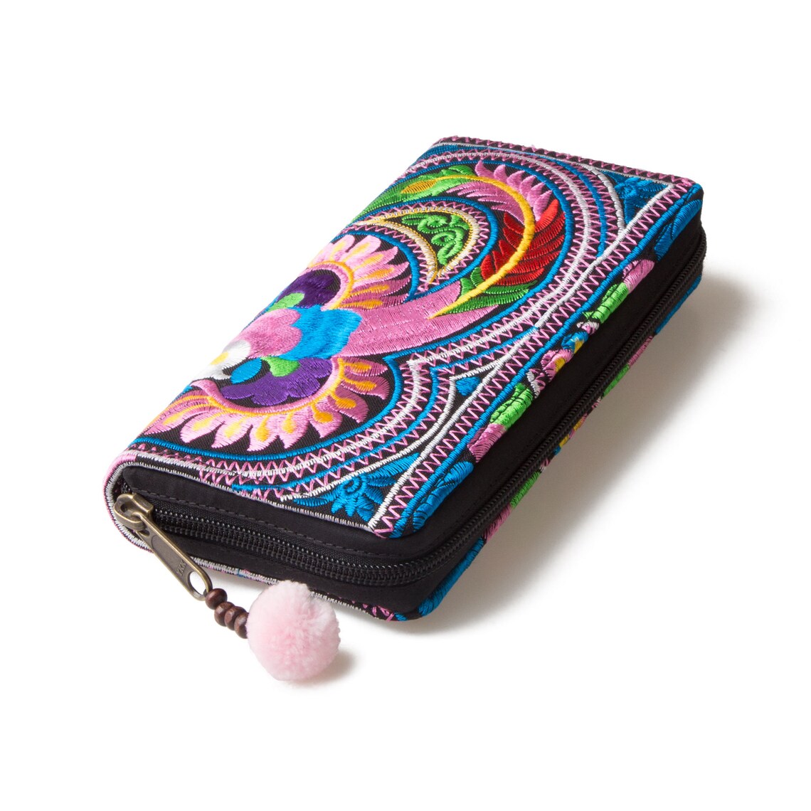 One of a Kind Colorful Ethnic Women Wallet With Hmong Hill - Etsy