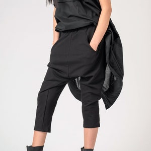 Mid Length Pants/ Creatch Pants Women Men/ Unisex Pants/ Boho - Etsy