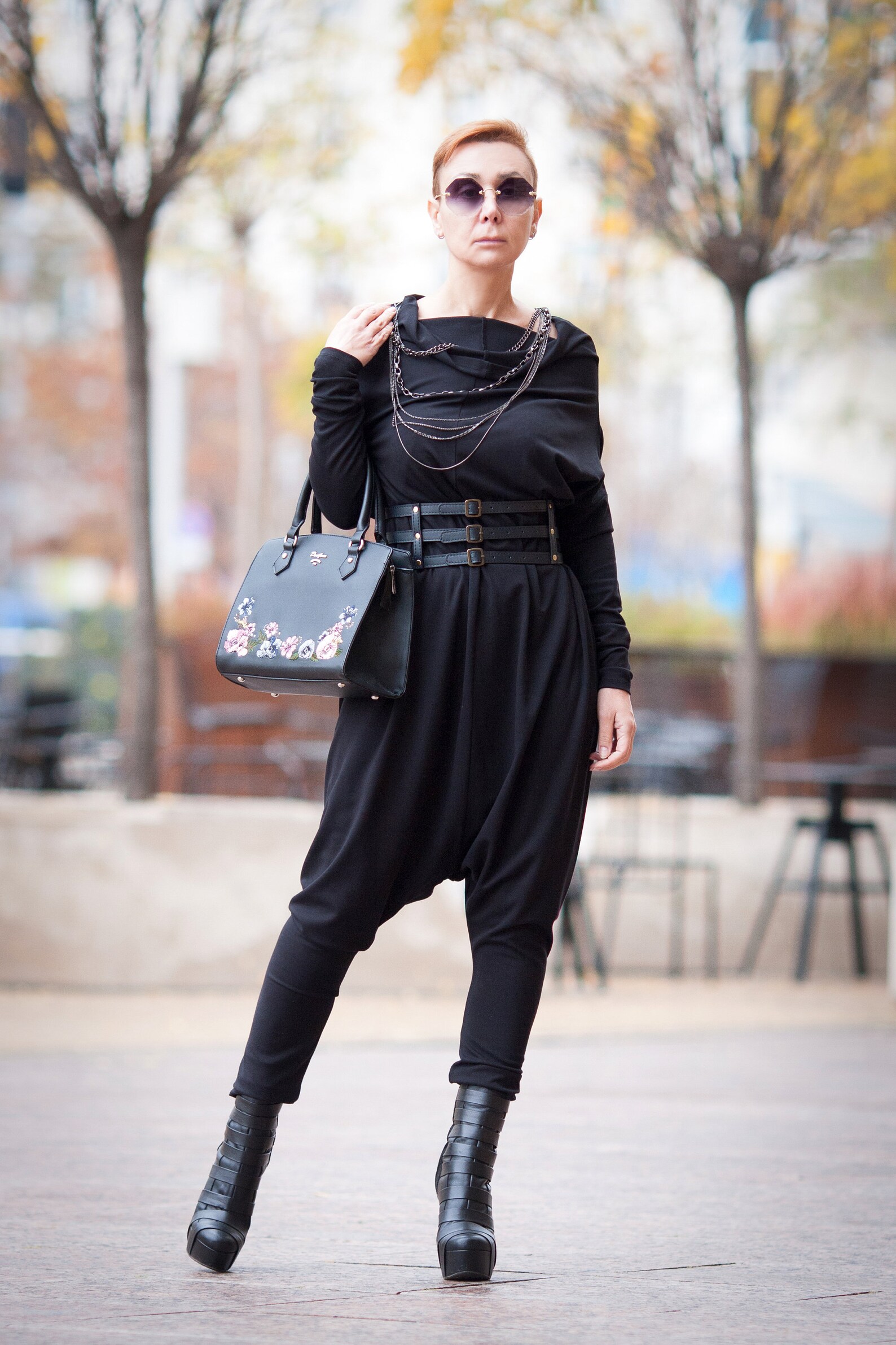 Loose Baggy Jumpsuit/ Jumpsuit Women/ Drop Crotch Jumpsuit/ - Etsy