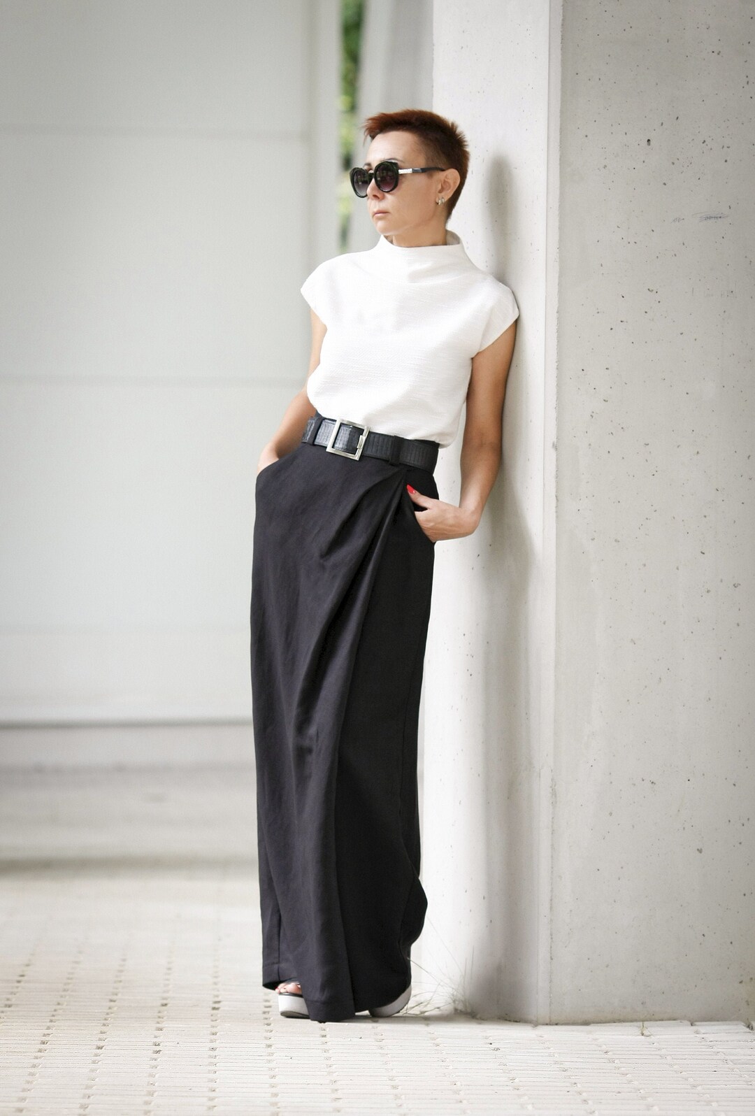 Minimalist Top, Cap Sleeved Top, Formal Top, Cocktail Top, Short Sleeve ...