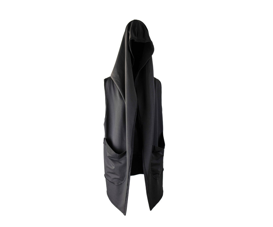 Unisex Hooded Coat, Cloak Women-men, Coat With Pockets, Designer Top ...