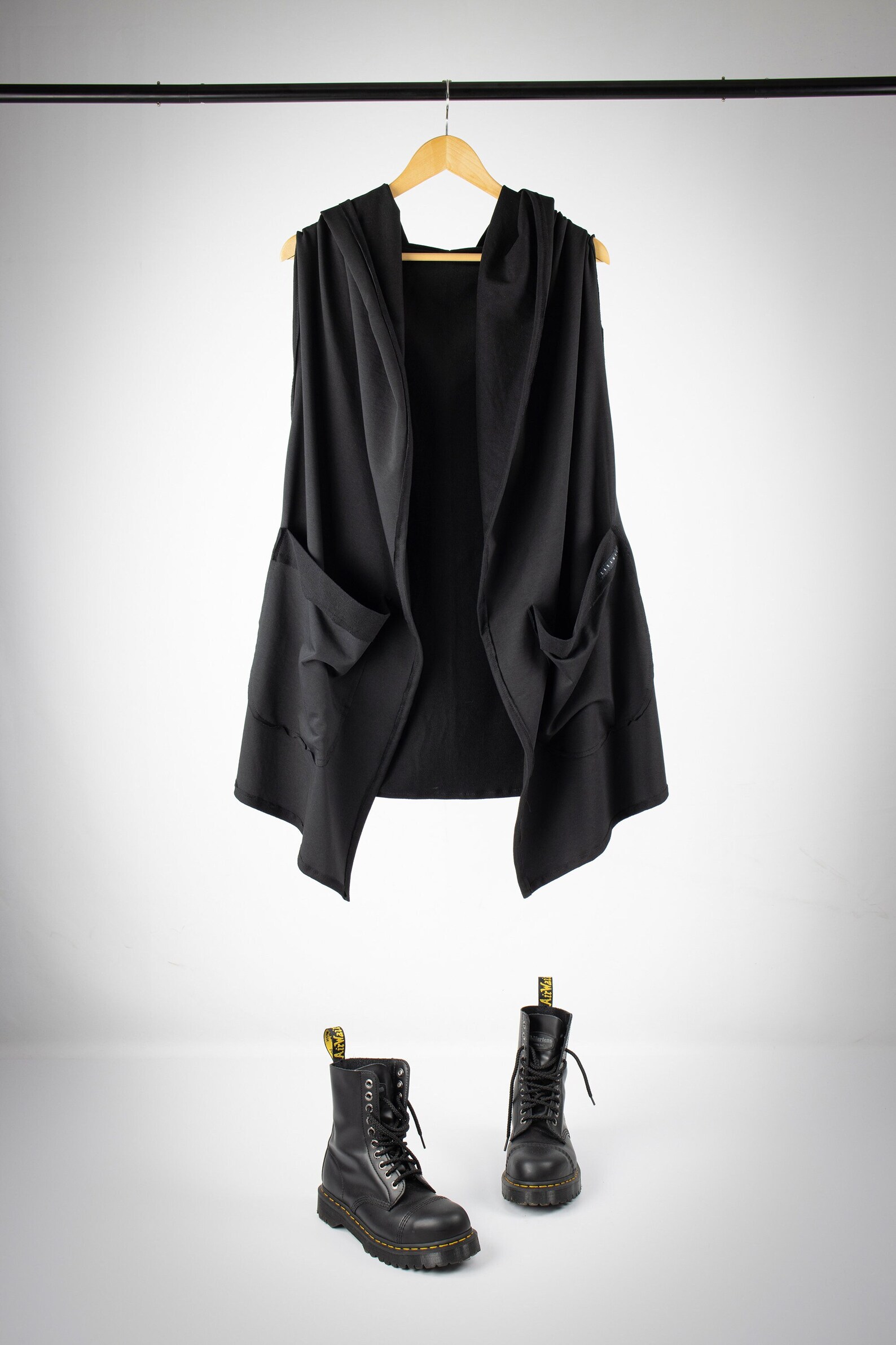 Unisex Hooded Coat/ Cloak Women-men/ Coat With Pockets/ - Etsy