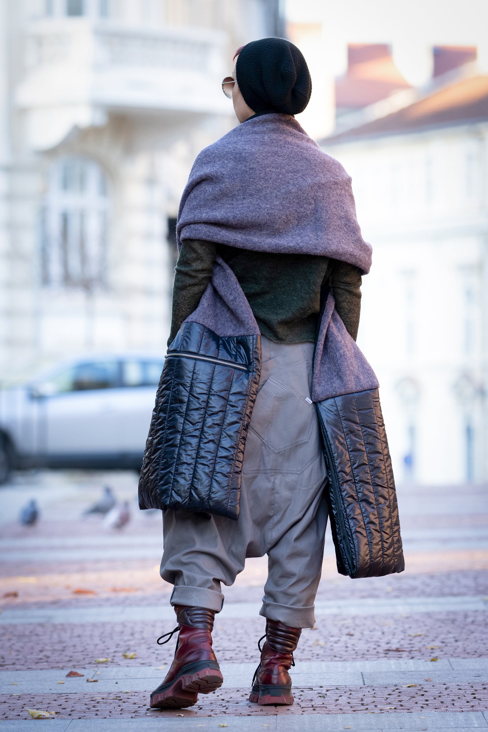 Wool Scarf/ Scarf With Pocket/ Extravagant Scarf/ Cloak/ Muff/ - Etsy