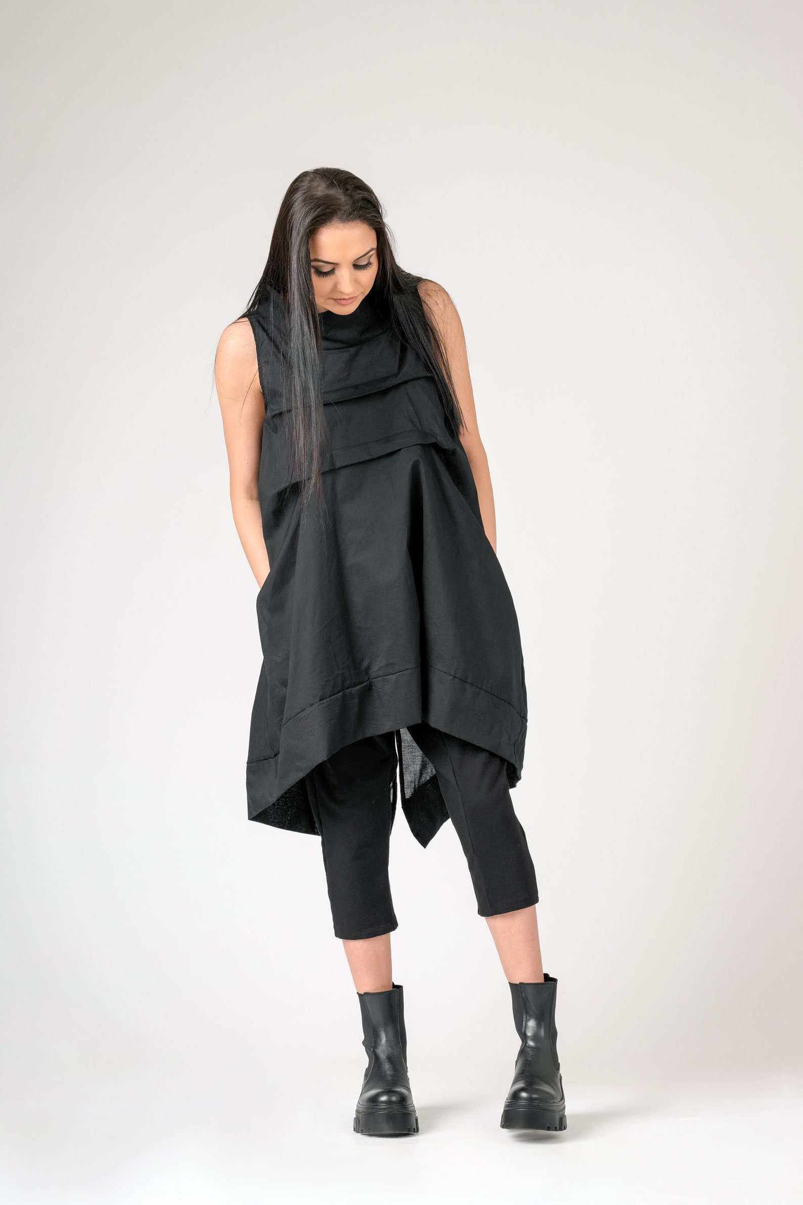 Mid Length Pants/ Creatch Pants Women Men/ Unisex Pants/ Boho - Etsy