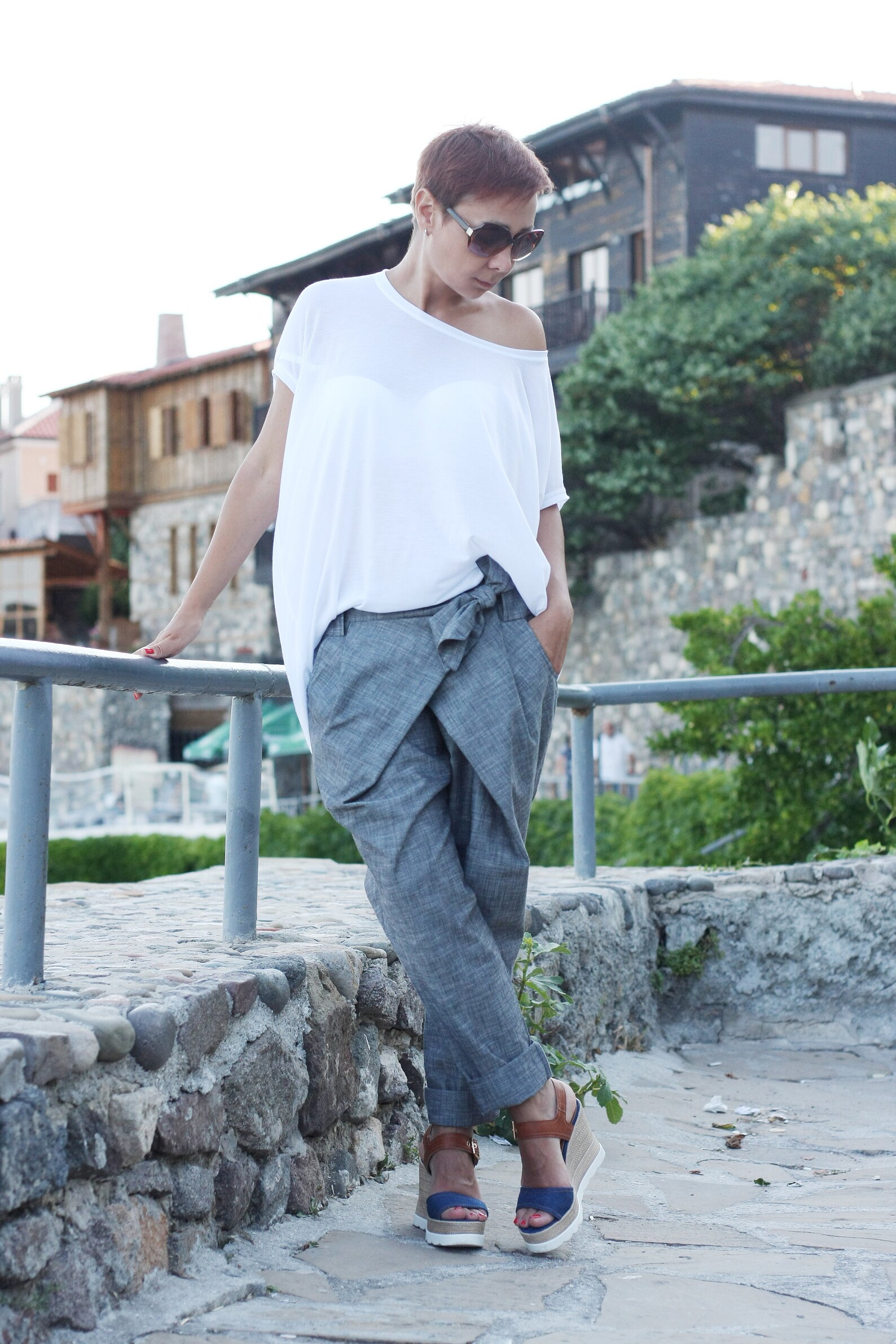 Wrap Linen Pants/ Soft Linen Pants/ Linen Trousers/ Summer | Etsy