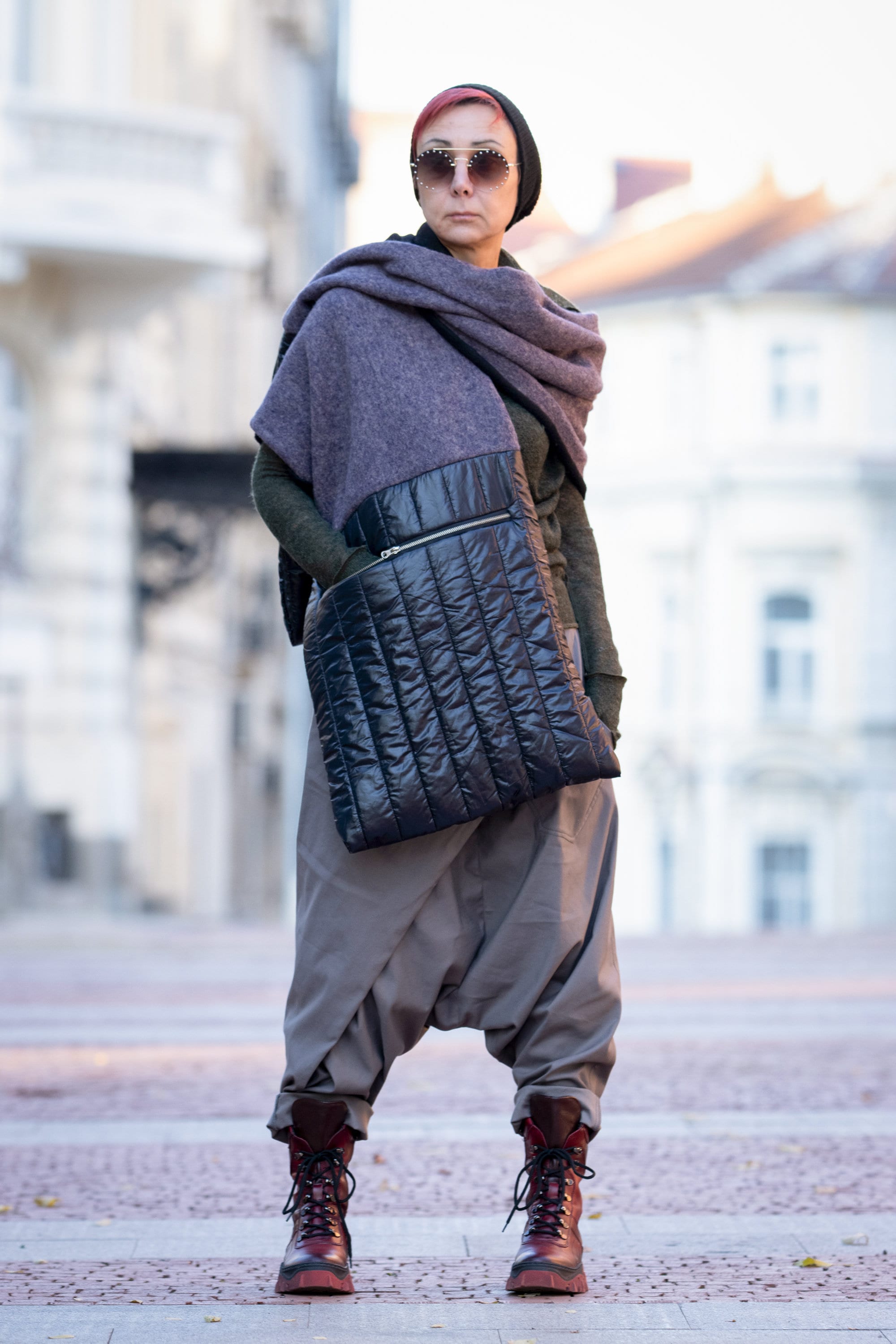 Wool Scarf/ Scarf With Pocket/ Extravagant Scarf/ Cloak/ Muff/ | Etsy