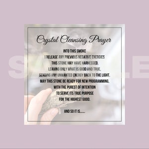 Printable Smudging Prayer Instant Digital Download, Smudging Ritual ...