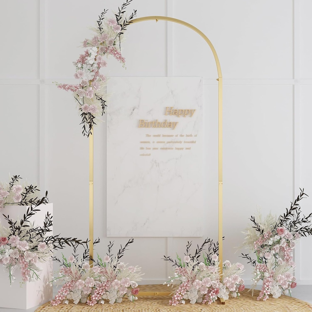 Geant Oval Backdrop Arch Wedding Geant Stand for Birthday - Etsy
