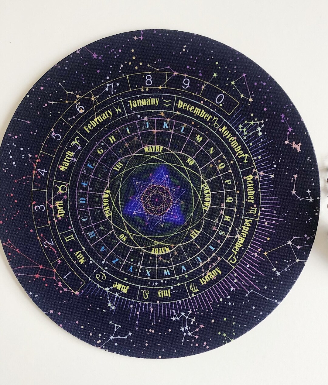 Pendulum Board Soft, Rubber Mat for Pendulum Esoteric Divinatory or ...